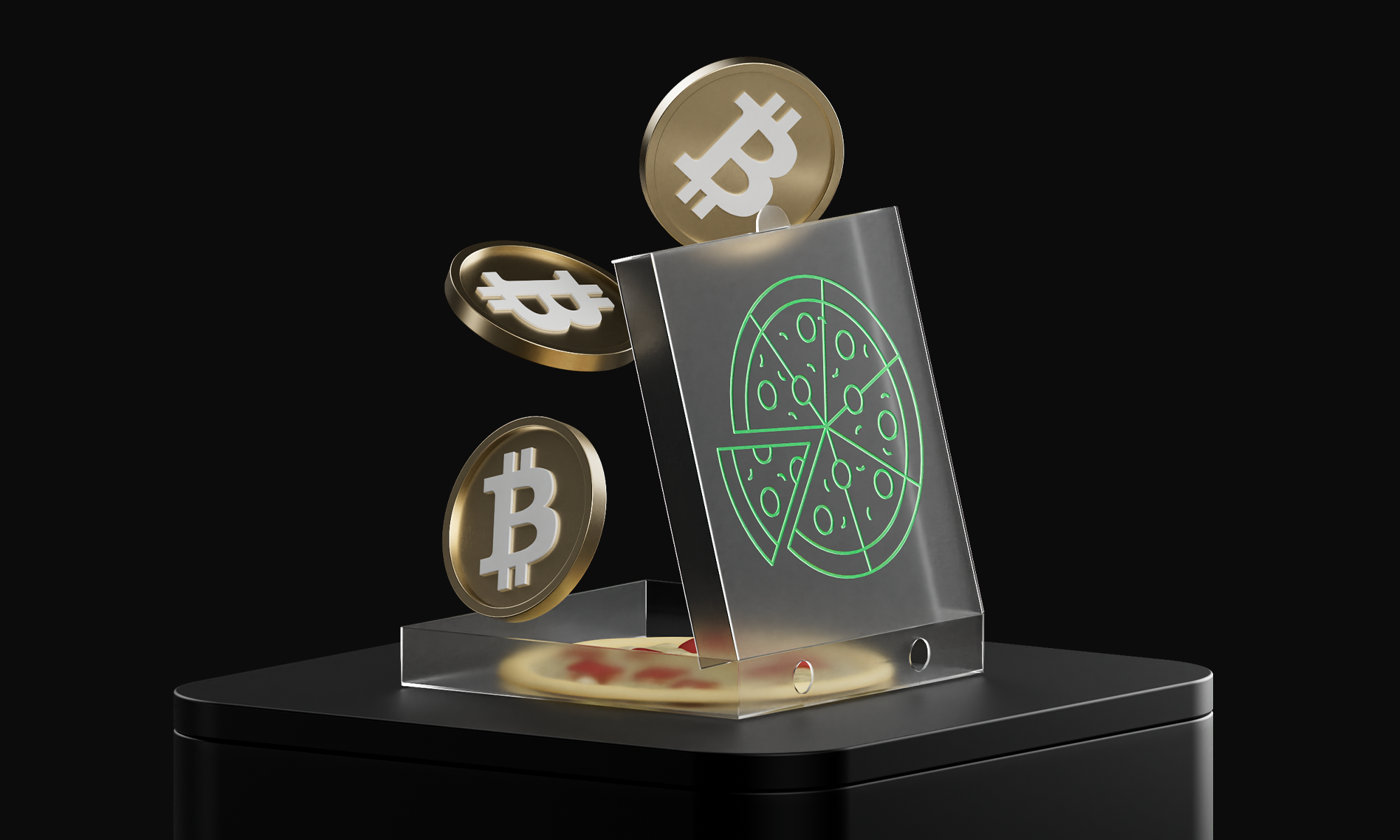 Feier mit uns den Bitcoin Pizza Day und gewinne 100 € in Bitcoin